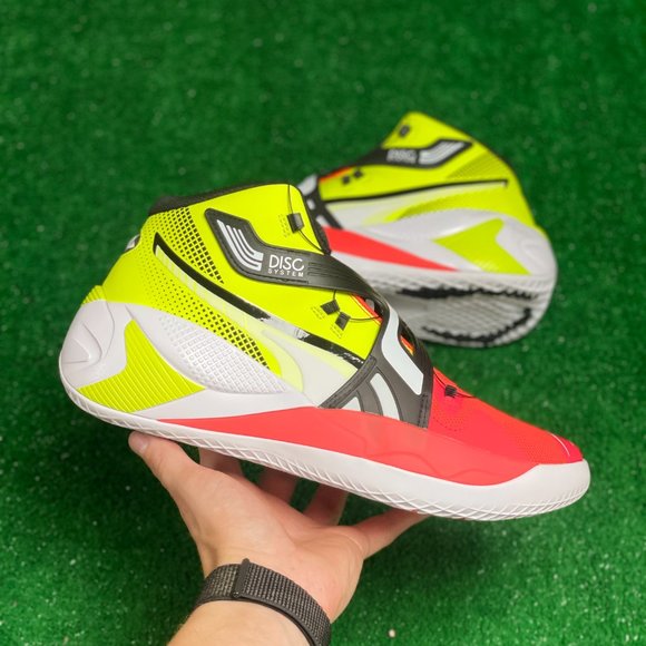 Puma | Shoes | Puma Disc Rebirth Mid Top Mens Basketball Shoes Yellow ...